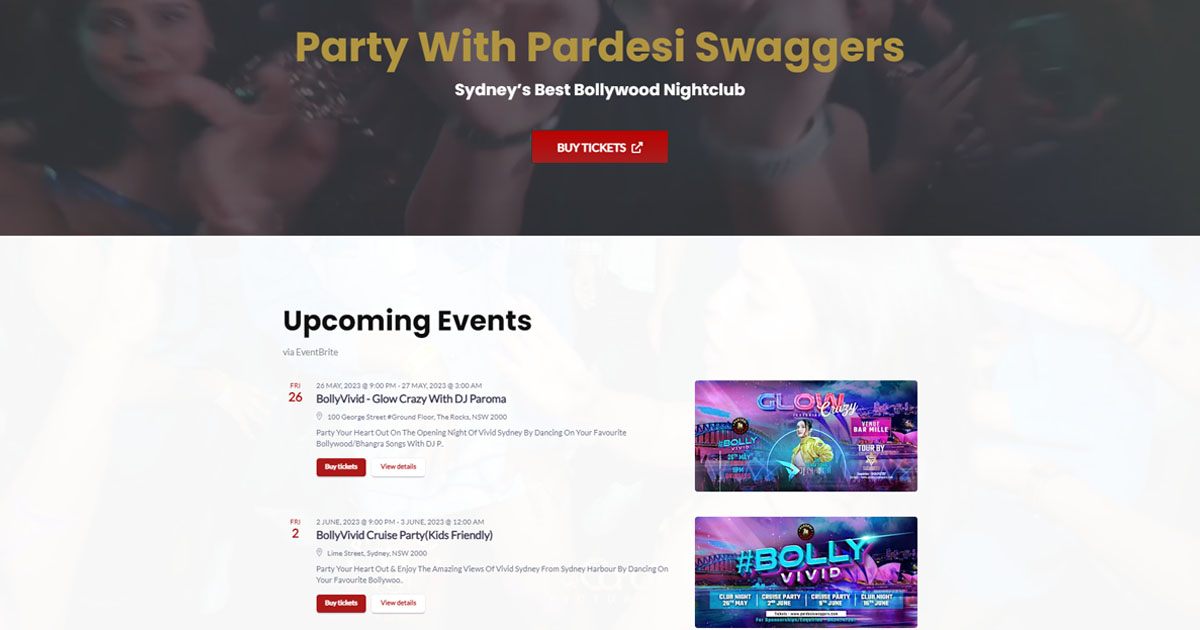 Events - Pardesi Swaggers